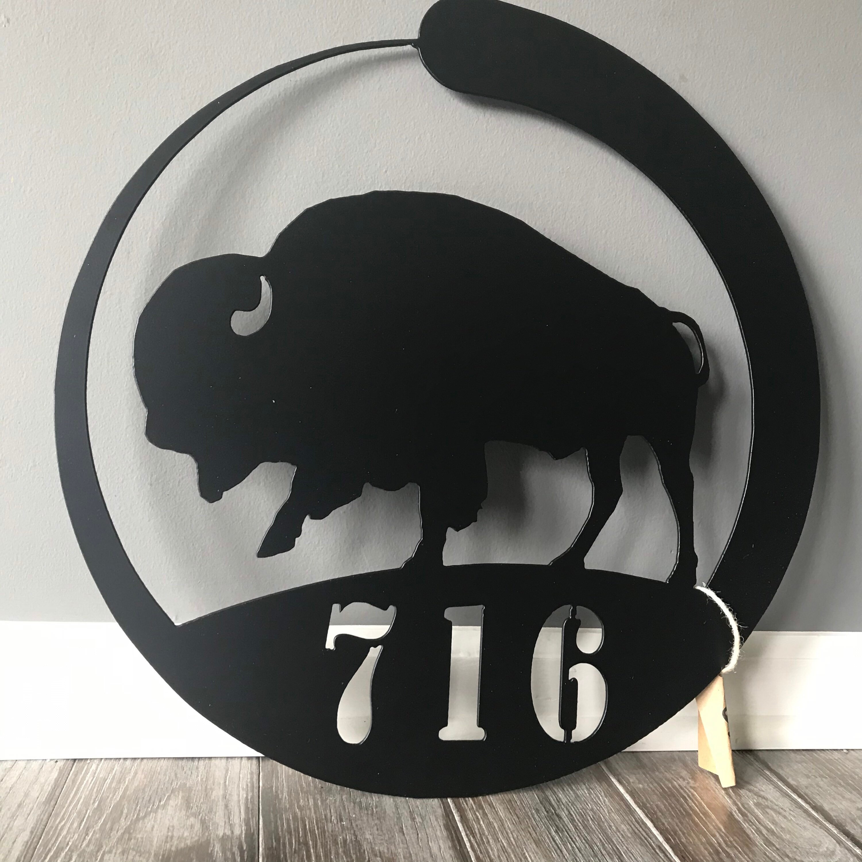 Buffalo Wall Art / Metal Art / Steel Artwork / Buffalo Signage | Etsy