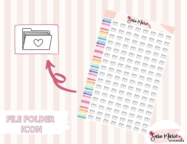 Neutral File Folder Icons - Etsy