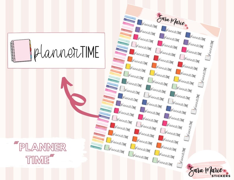 PLANNER TIME Planner Stickers - Etsy
