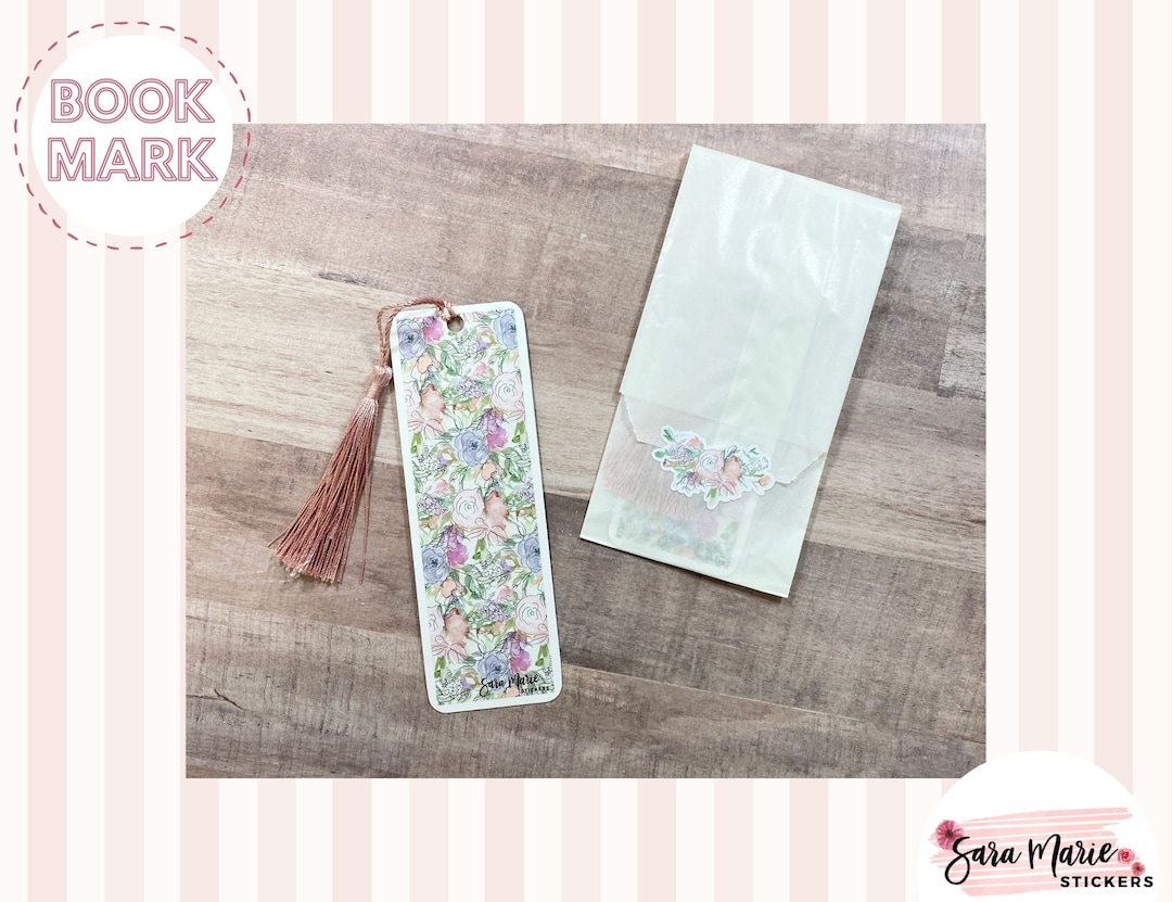 Bookmark - Sara Marie Stickers - Etsy