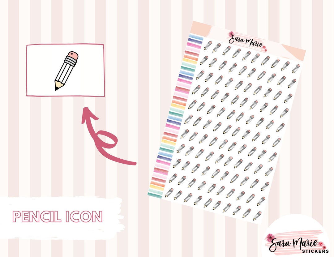 Neutral - Pencil Icons - Etsy