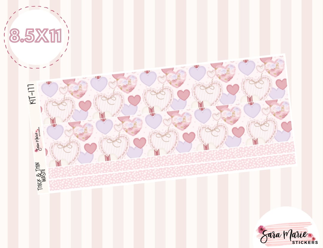 8.5x11 Kit 177 Thick & Thin Wash - Etsy