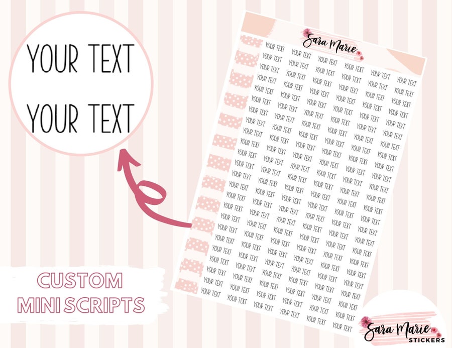 SaraMarieStickers - Etsy