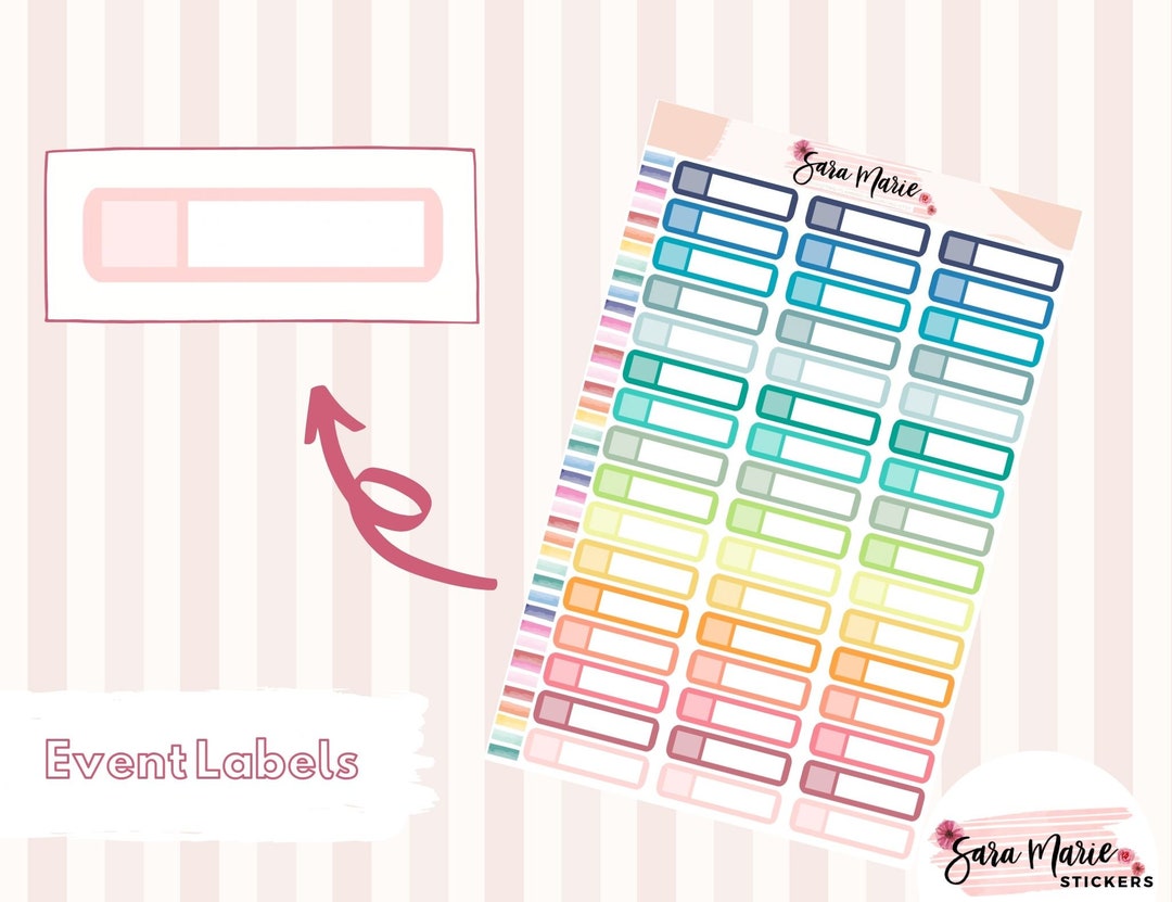 Event Labels - SMS Colors - Etsy