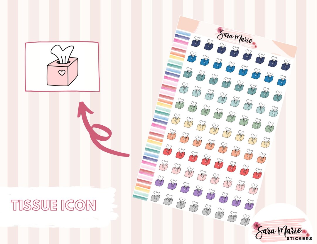 Tissue Icons - SMS Colors - Etsy