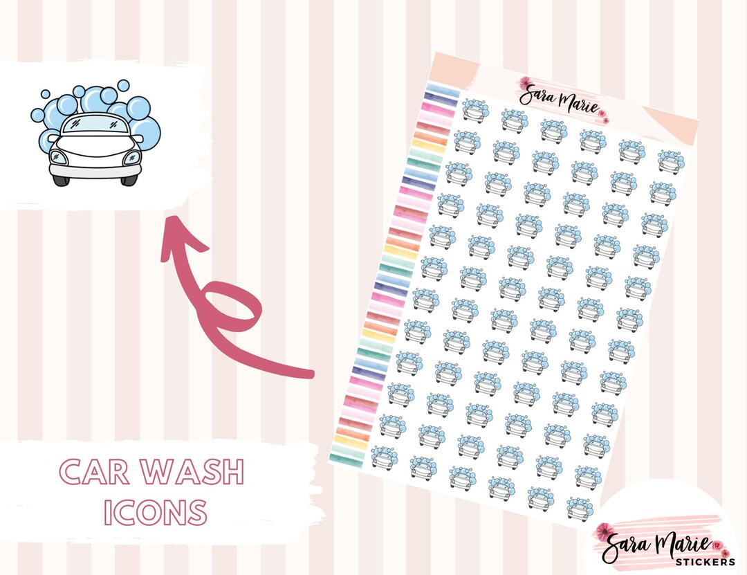 Neutral - Car Wash Icons - Etsy