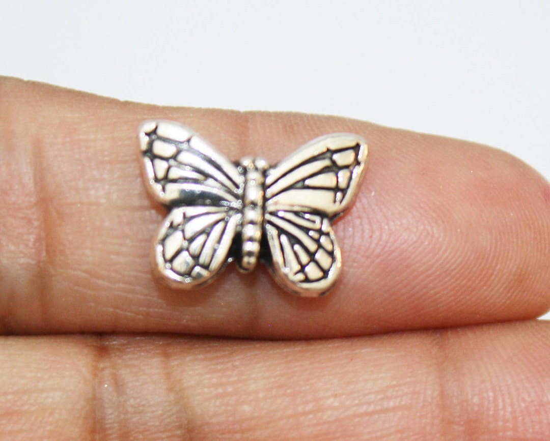 Butterfly Charms, Butterfly Dangle Charms, Silver Butterfly - 11 X 15 ...