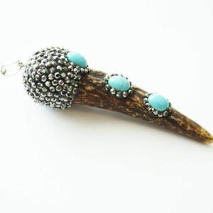 Tusk Pendant, Pointed Tusk, Tooth Pendant, Necklace Charm Crafts ...