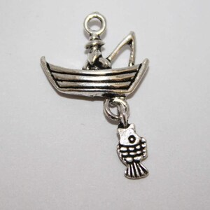 Fishing Charms - Fishing Boat Charms - Fisherman Charms - Fish Charms ...