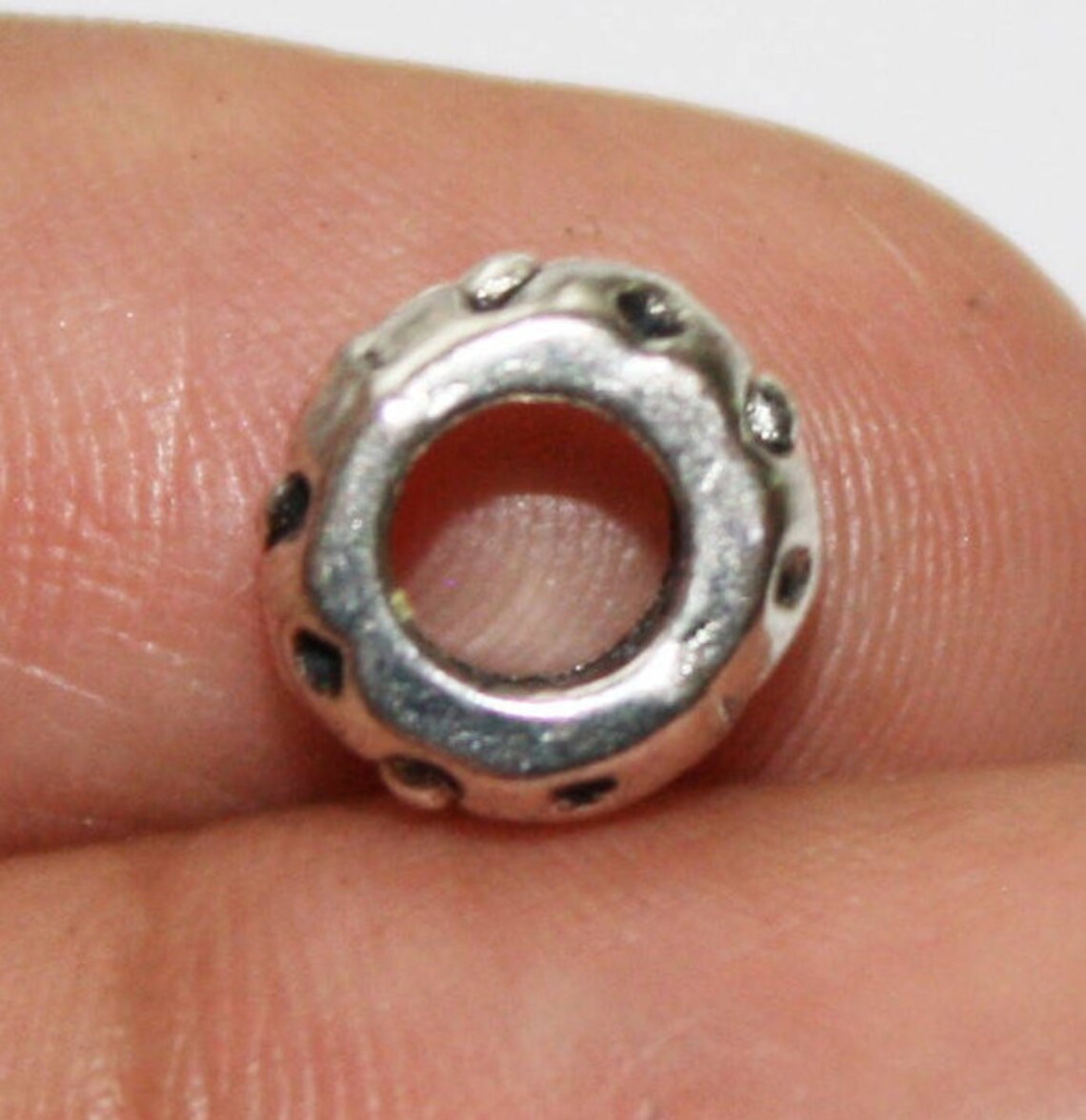 Spacers, Antique Pewter Silver Bead Spacer, Silver Spacers, Bead ...