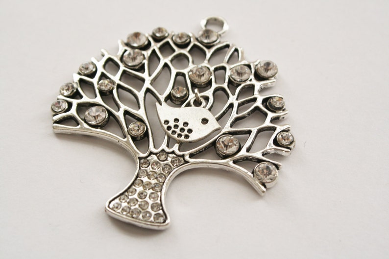 Tree of Life Charm Tree Charm Tree Pendant Family Tree - Etsy
