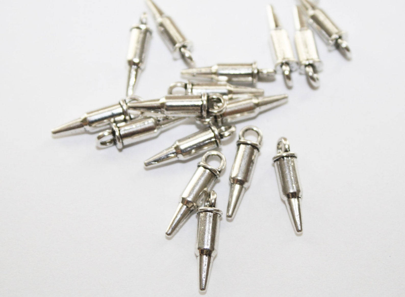 Bullet Charm Mini Bullet Charms Ammunition Bracelet Charms | Etsy