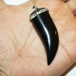 Tusk Pendant, Pointed Tusk, Tooth Pendant, Necklace Charm Crafts ...