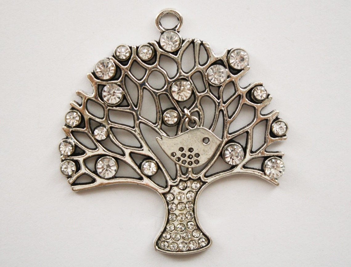 Tree of Life Charm Tree Charm Tree Pendant Family Tree - Etsy