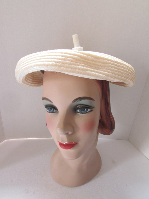 SALE Vintage Hat Mid Century Design Modified Mushroom… - Gem