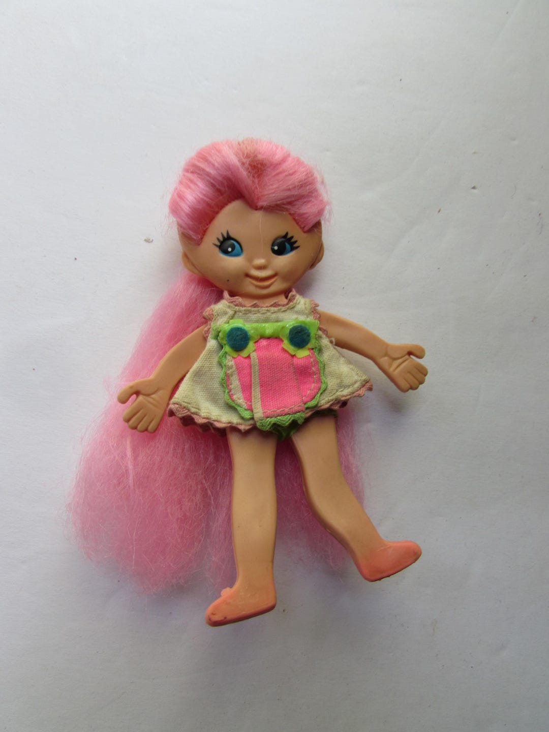 Vintage Doll Flatsy Doll Ideal Corporation 1969 Issue Plastic Vinyl Mod ...