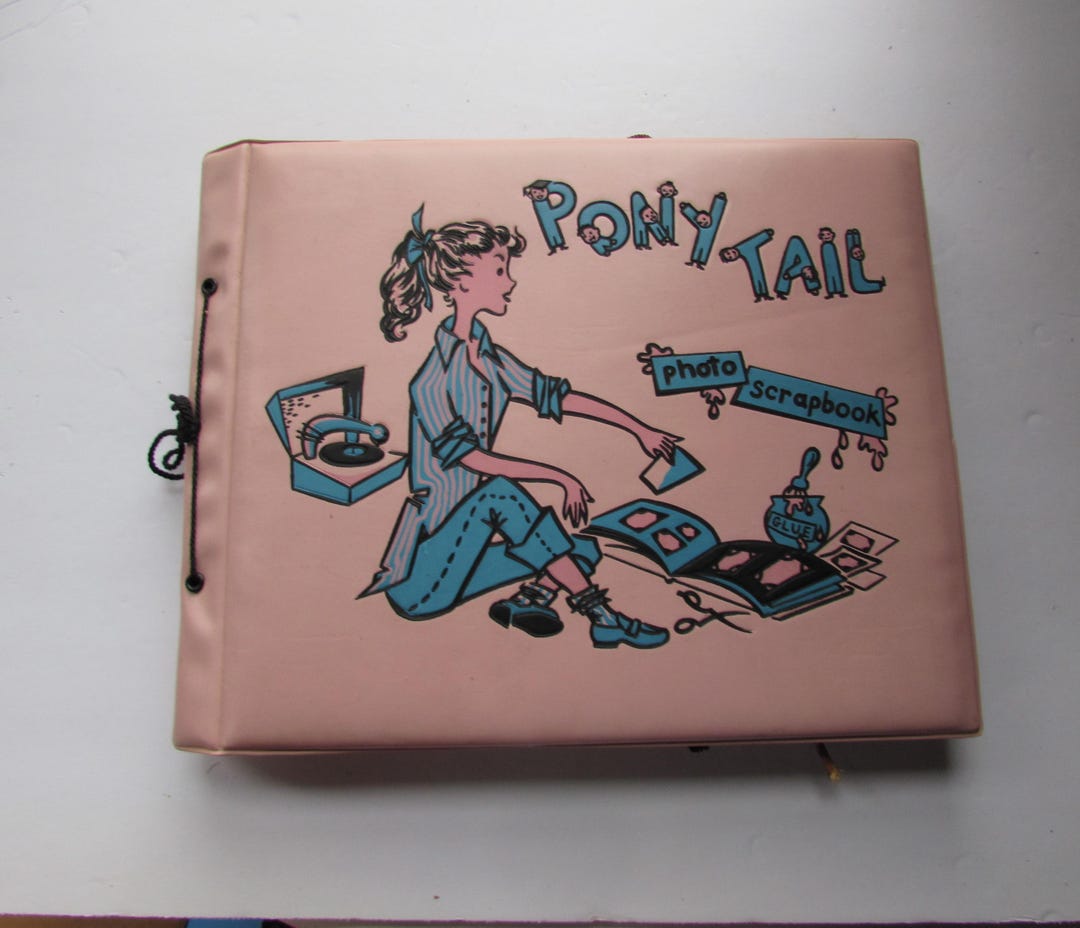 1960 Era High School Scrapbook Pony Tail Photo Scrapbook Teen Age ...