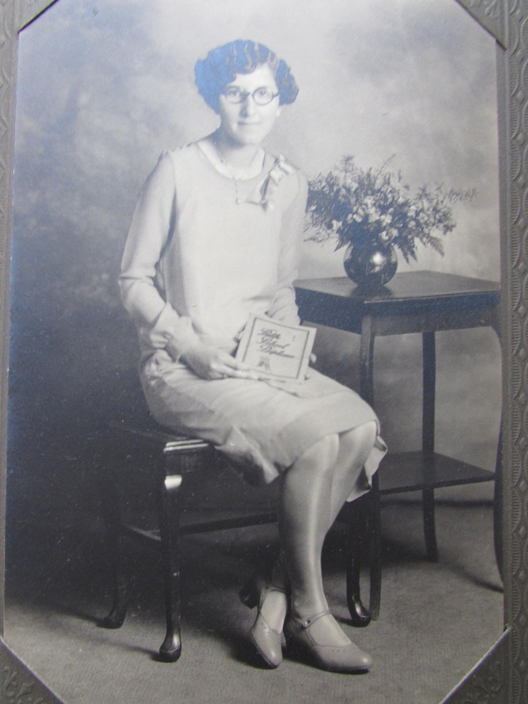 Vintage Photograph Young Girl Graduation Portrait Sepia Photo Deco ...