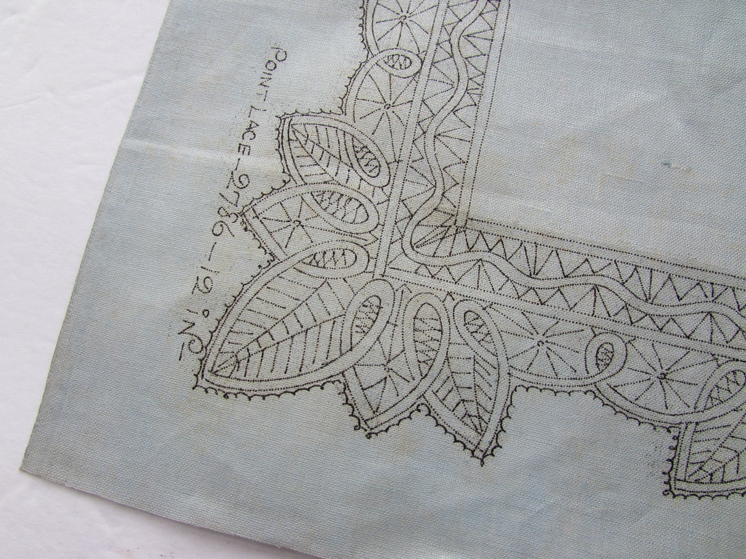 SALE Antique Stencil Victorian Era Battenburg Lace Point Lace Point ...