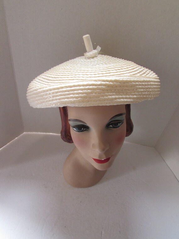 SALE Vintage Hat Mid Century Design Modified Mushroom… - Gem