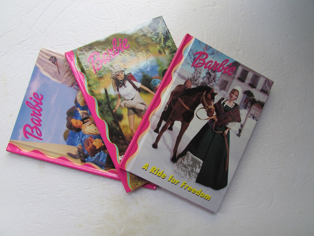 Barbie Story Books 1999 Series Grolier Press Ride for Freedom Clawman's ...