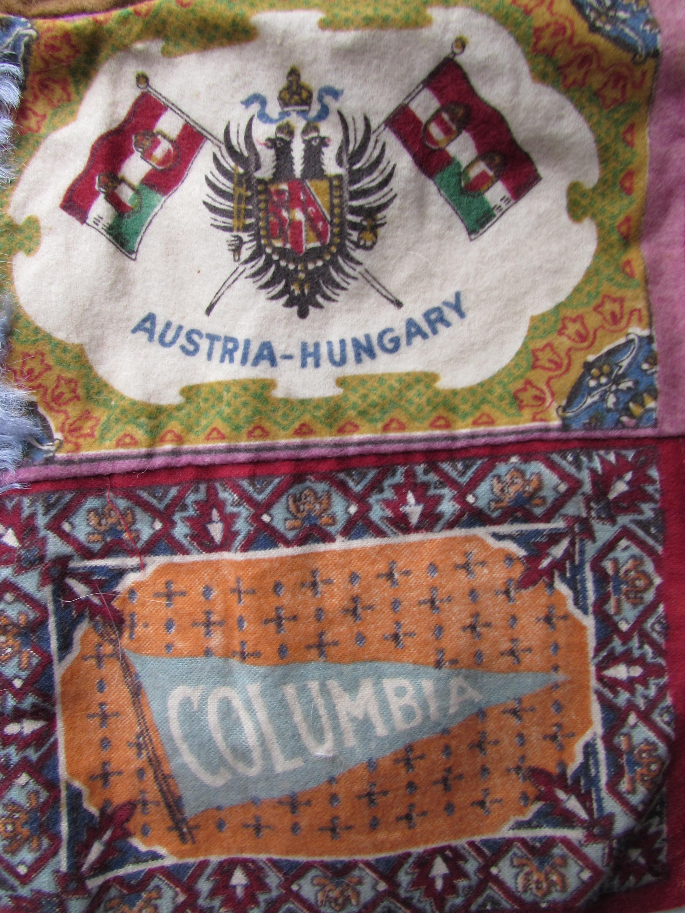 Antique Cigar Felts Flannel Flags Tobacco Premiums Hand Sewn Mat Dozen ...
