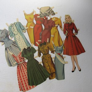 Paper Dolls Janet Leigh Movie Star 1957 Date Vintage Fashions Vintage ...