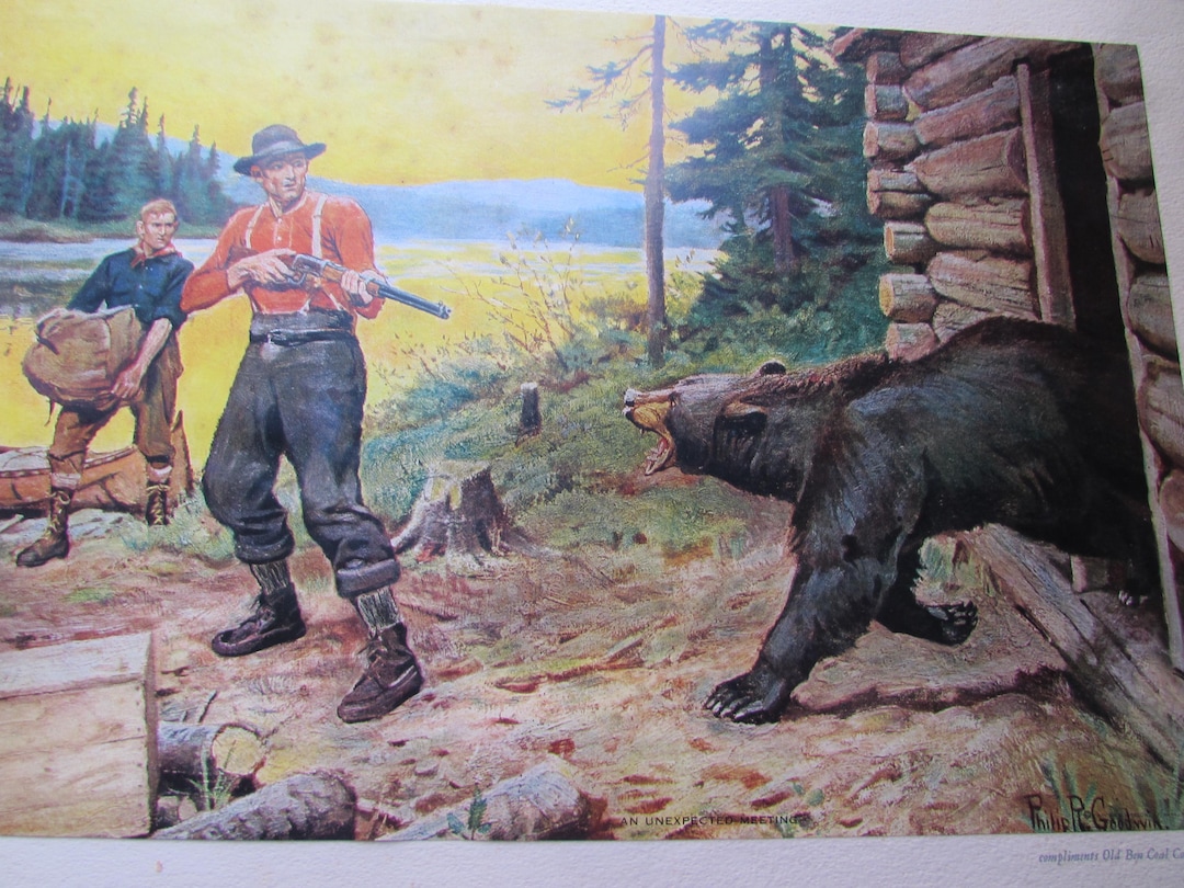 Unframed Print Phillip R Goodwin an Unexpected Visit Ben Coal Corp ...