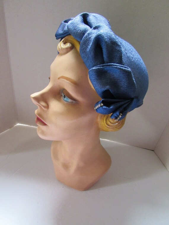 Vintage mid-century folding blue - Gem