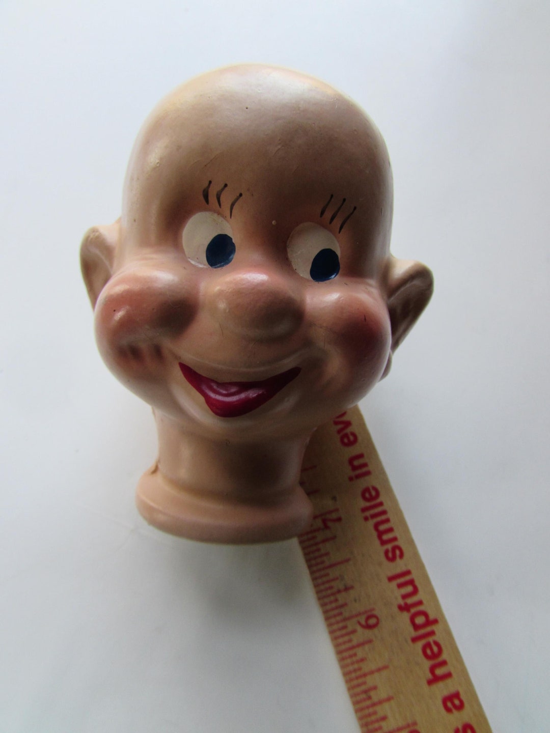 Walt Disney Dopey Dwarf Puppet Head Doll Head Composition Doll Head ...
