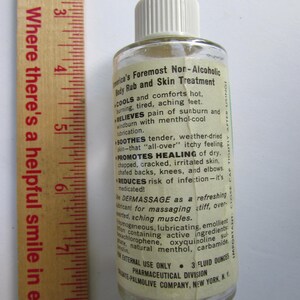 Vintage Advertising Dermassage Lotion Original Bottle Original Box Pre ...