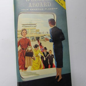 Airline Memorabilia American Airlines 1959 Issue Welcome Aboard Packet ...