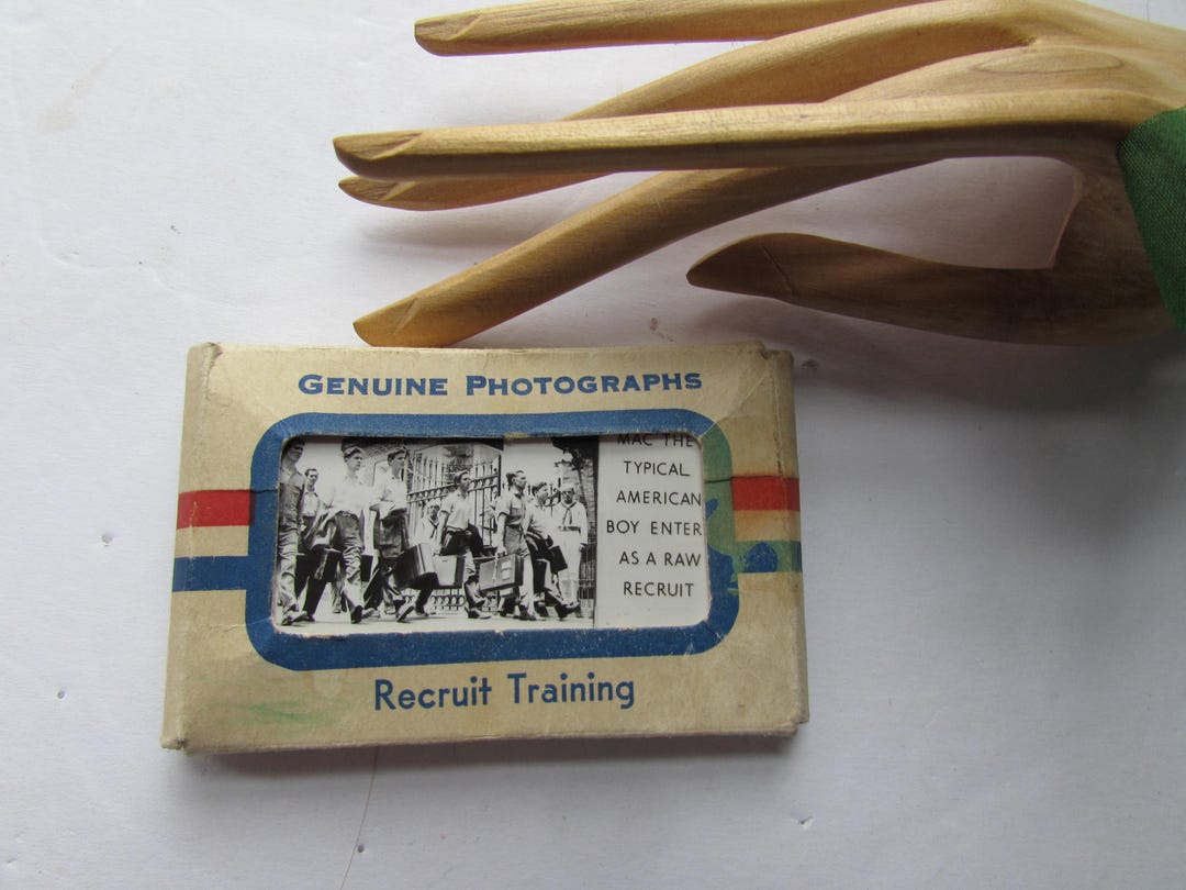 Military Photographs Recruit Training Black White Photos Mailing Packet ...