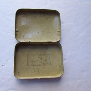 Vintage Tin Blackstone's Aspirin Empty Hinged Tin Medical Advertising ...