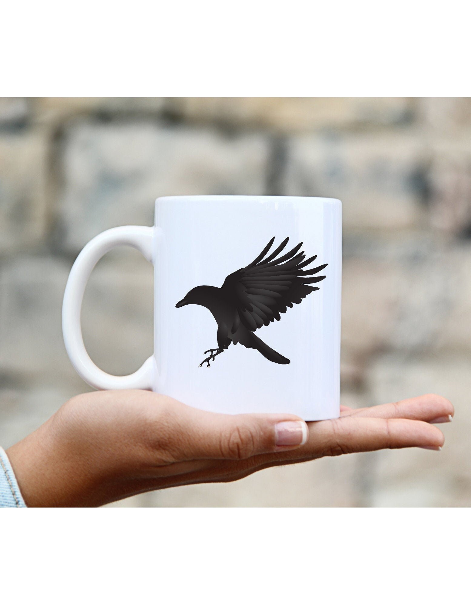 Crow Mug Raven Mug Crow Cup Raven Cup Crow Gift Raven - Etsy 日本