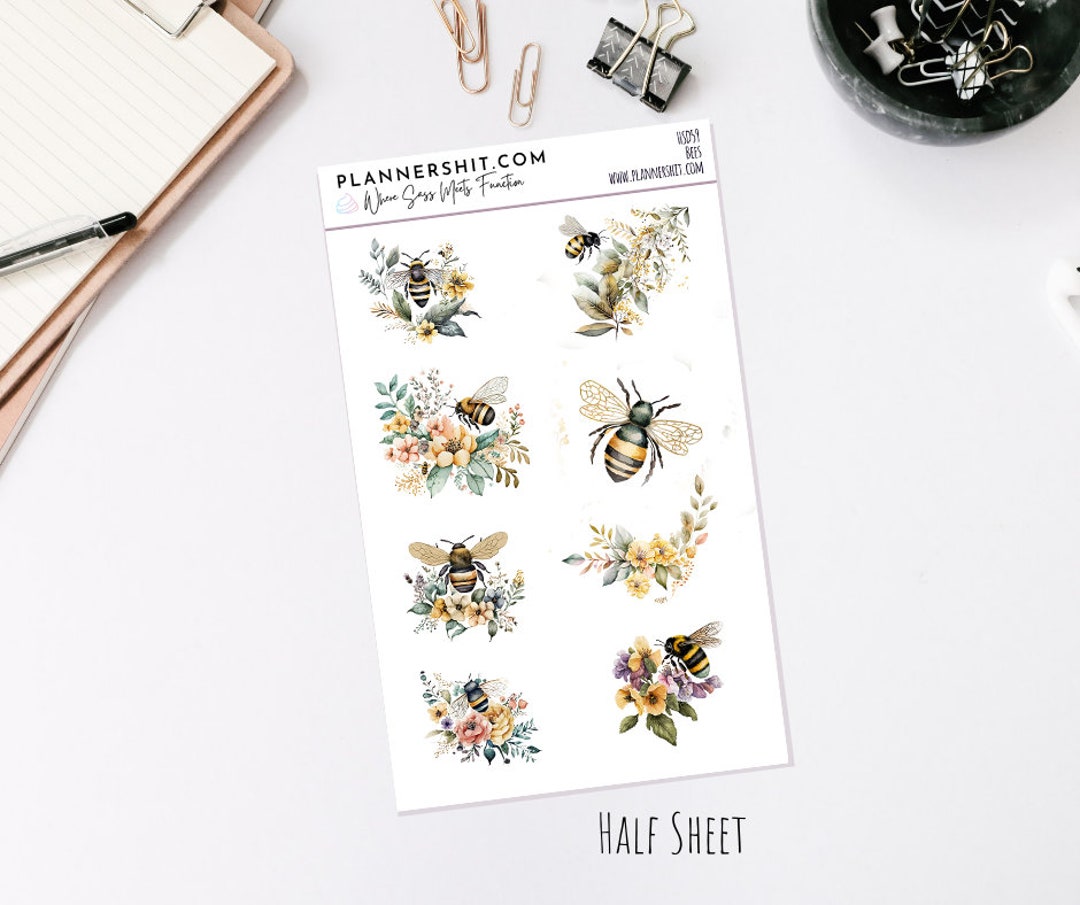 HSD59 Bees Deco Stickers - Etsy