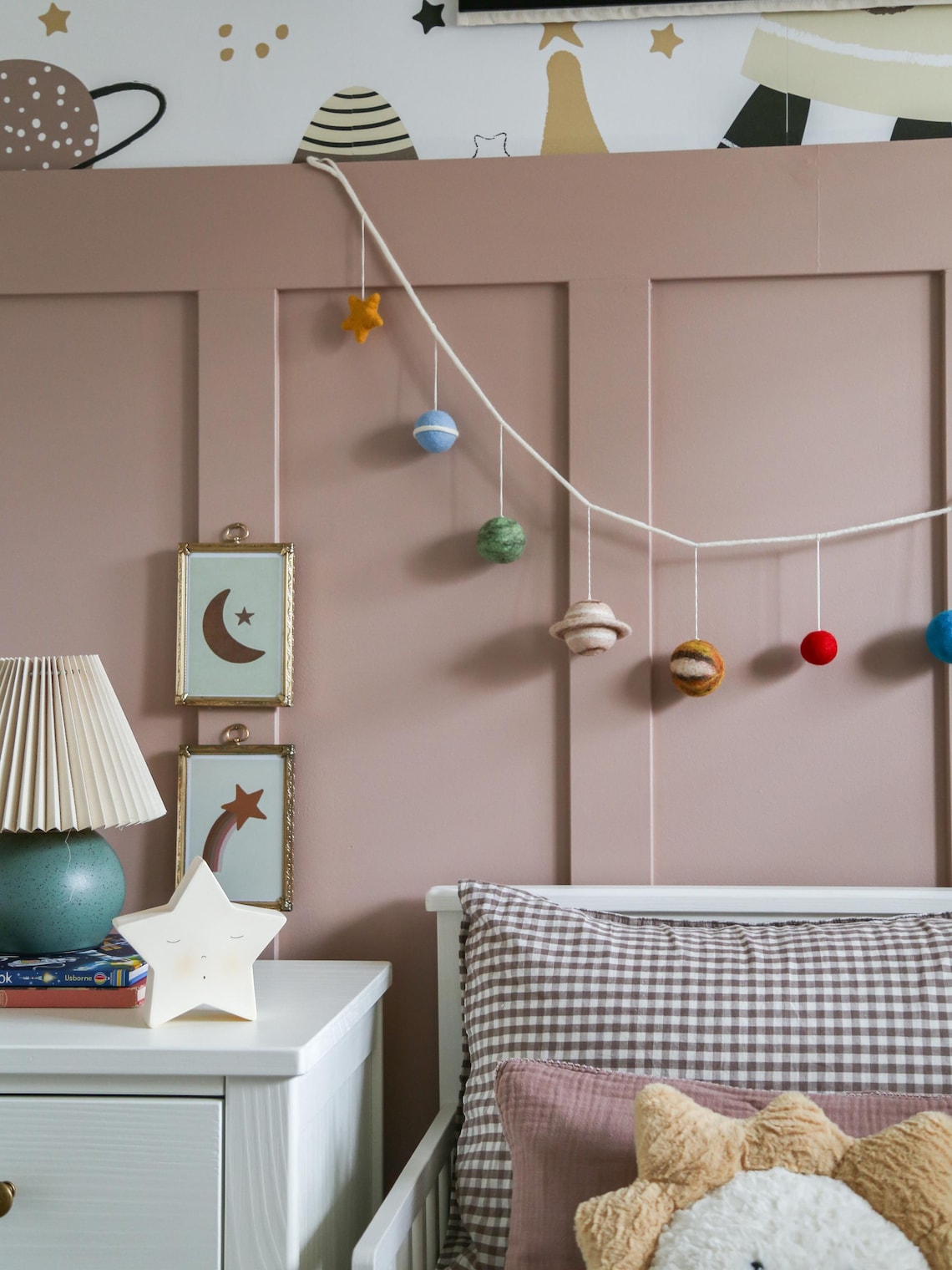 Solar System Garland | Space Decor | Colourful Planet Nursery Decor ...