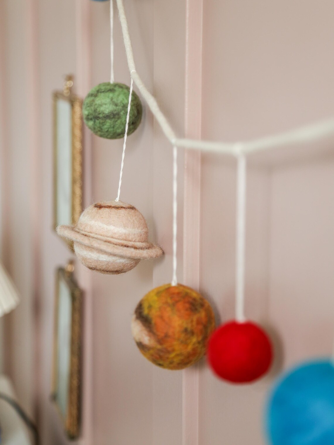 Solar System Garland | Space Decor | Colourful Planet Nursery Decor ...