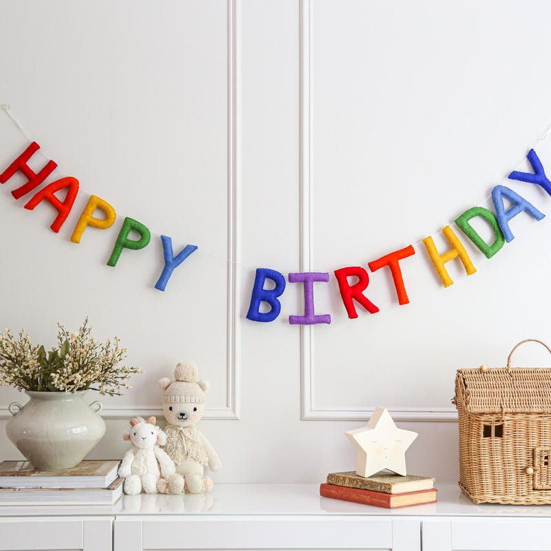 Birthday Garland - Etsy
