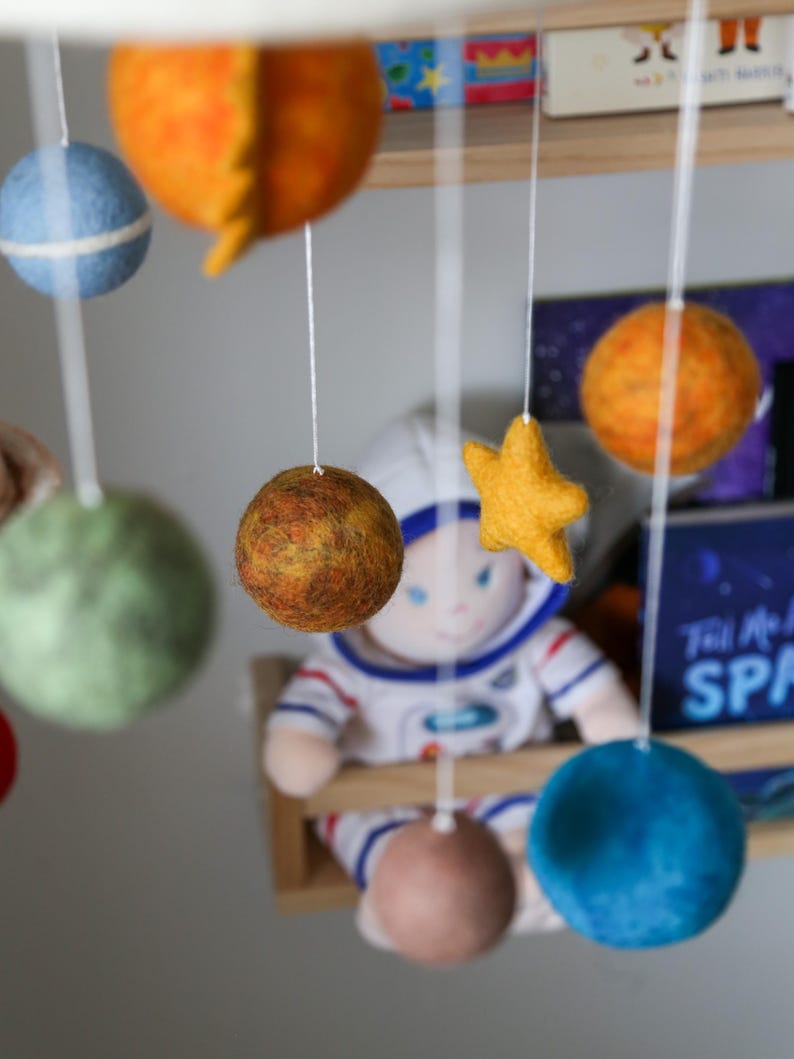 Solar System Mobile for Babies | Nursery Decor | Educational Baby ...