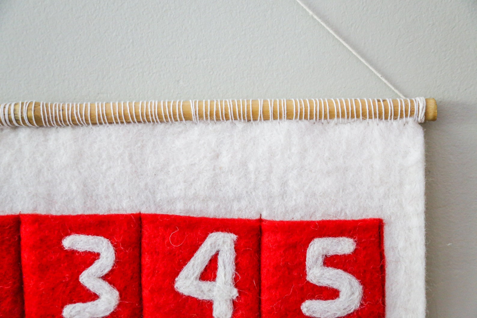 Christmas Advent Calendar / Xmas Decor / Boho Christmas / - Etsy