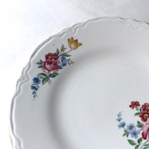 Scio hazel Dinner Plates 3, No Center Flowers, Pink, Yellow, and Blue ...