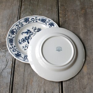 Ming Tree Blue double Phoenix Backstamp by Nikko 14 Bread and Butter ...