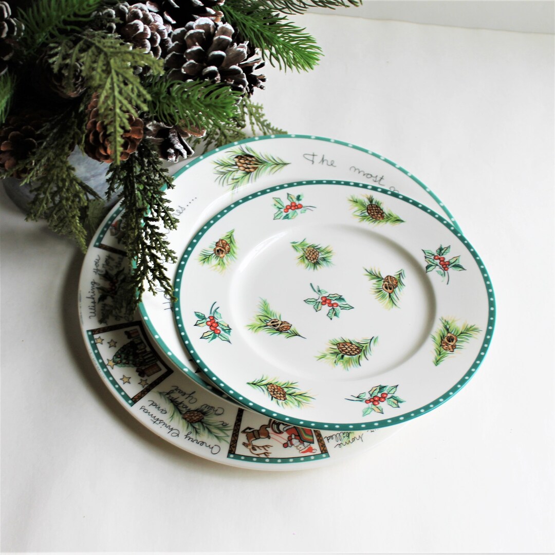 Christmas Wish by Mikasa, ULTIMA, Dinner Plates, Salad Plates, and ...