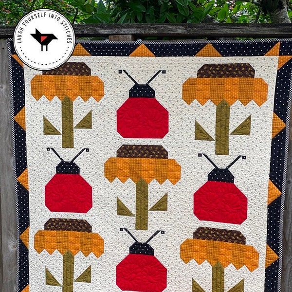 Ladybug Baby Quilt - Etsy