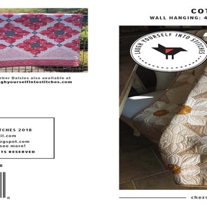 Cotton Daisies Quilt Pattern // PDF Pattern - Etsy
