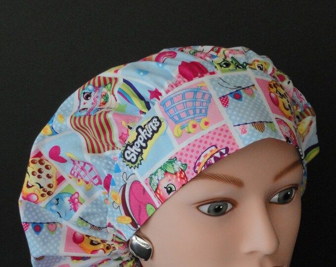 The Perfect Sized Bouffant Scrub Cap...shopkins W/matching Band ...