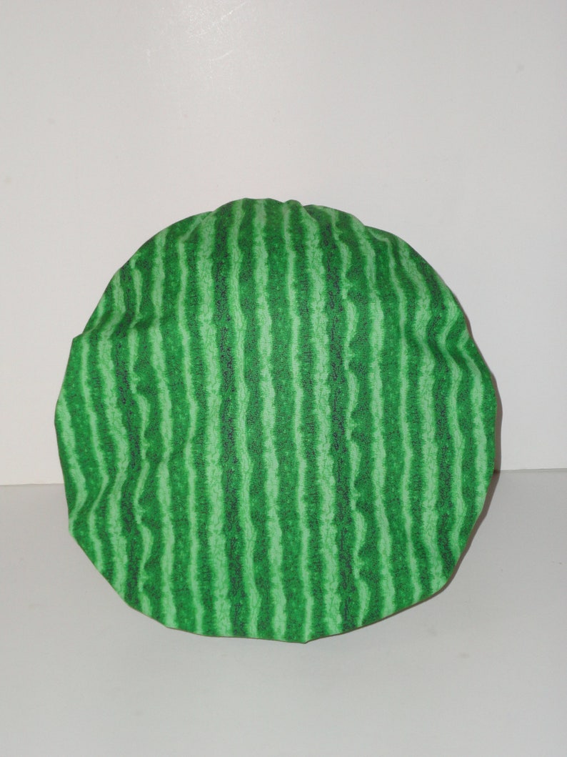 Perfect Sized Bouffant Cap...melon Head W/contrasting Band...surgical ...