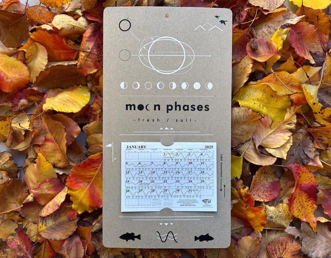 2025 Tide Calendar + Holder - Etsy