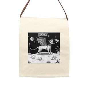Hangry Canvas Lunch Bag With Strap - Etsy